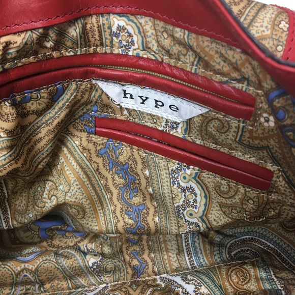 Hype | Bags | Hype Red Leather Bag | Poshmark